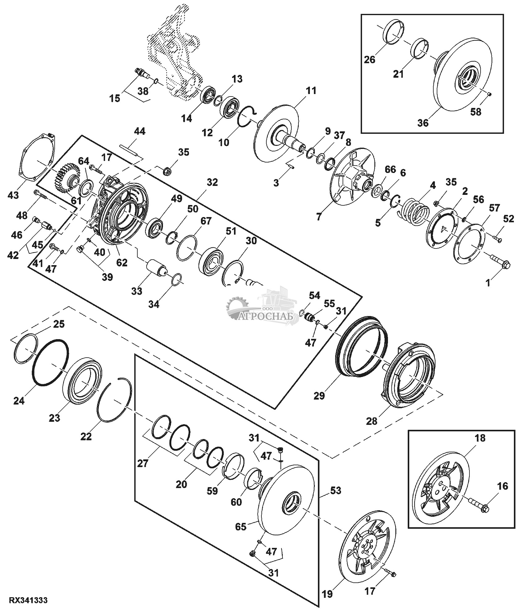 Alphabetical Index: 25 - Fan and Radiator